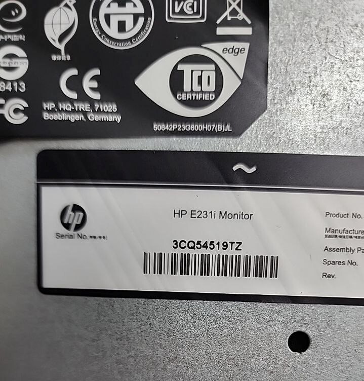 Genuine HP EliteDisplay 231i 23" Monitor OEM Power Button Board | eBay