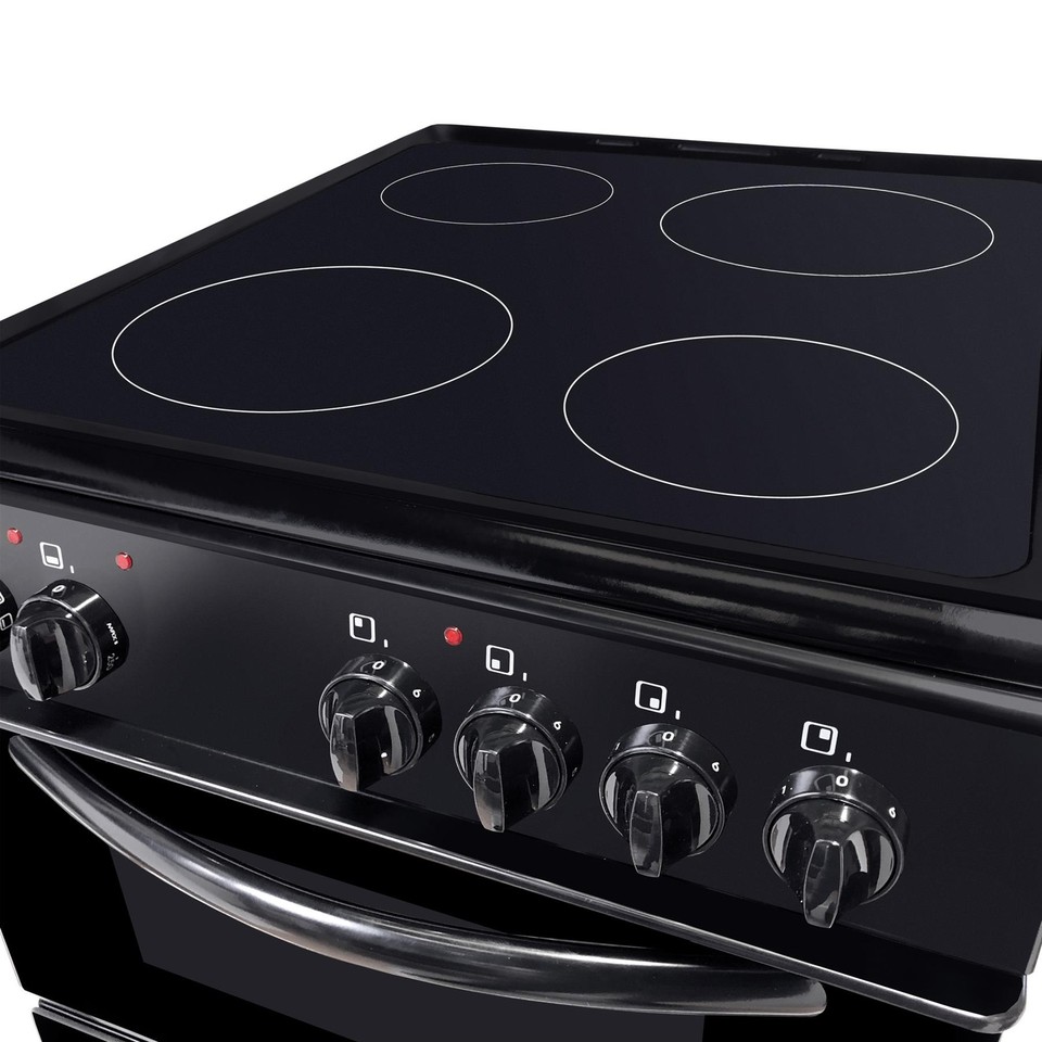 Fan Assisted Double Oven Electric Cooker, Black, Statesman EDC50B | eBay UK