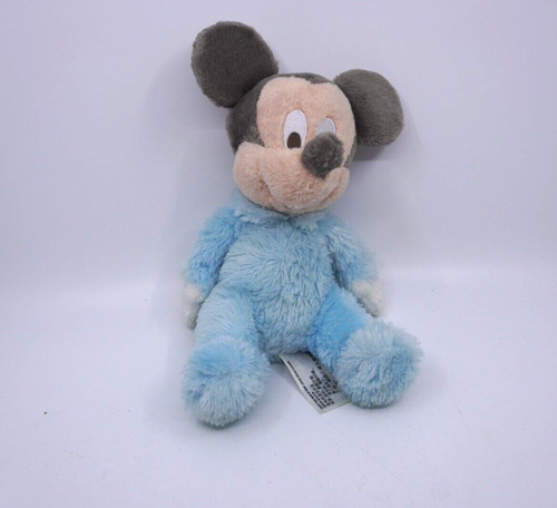 Disney Parks Baby Mickey Mouse 9" Plush Toy w/ Built-In Rattle EUC | eBay