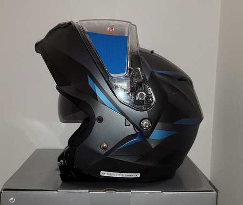 HJC c91 Karan Modular Snowmobile Helmet Blue S M L XL 2X 3X 4XL 5XL ...