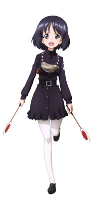 Hibiki Inatomi Girls Und Panzer GuP Weatherproof Anime Sticker 6" Car ...