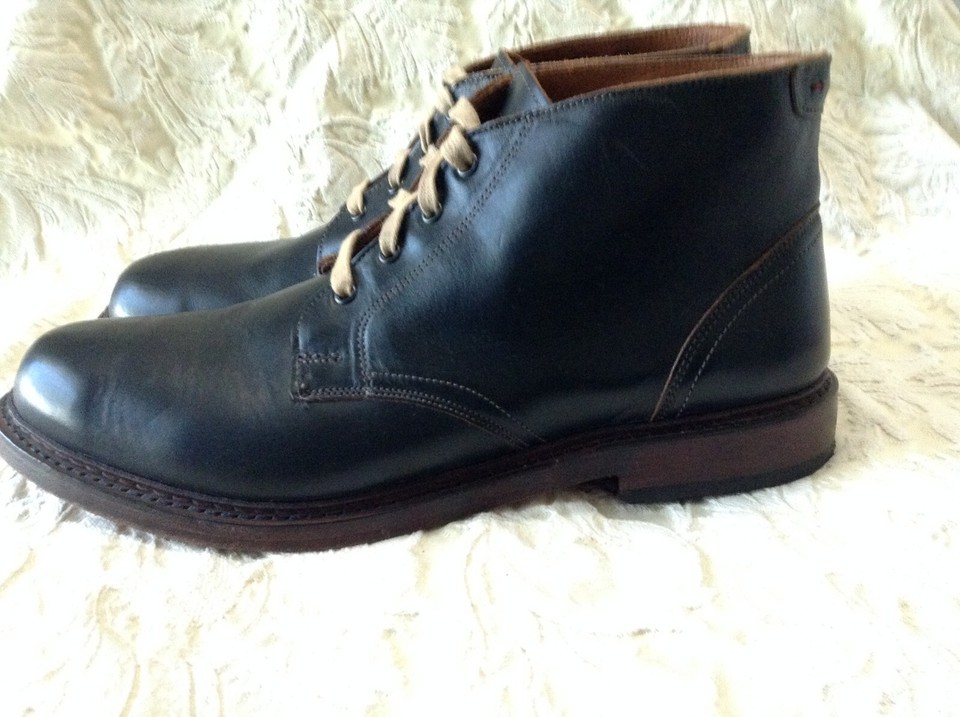 ALLEN EDMONDS MENS BLACK LEATHER CHUKA BOOT ODENWALD 8955, SZ 11.5 | eBay
