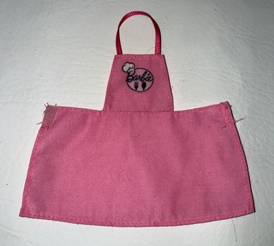 Barbie Doll Apron Pink Replacement For Barbie And Ken Chef Set 2010 ...