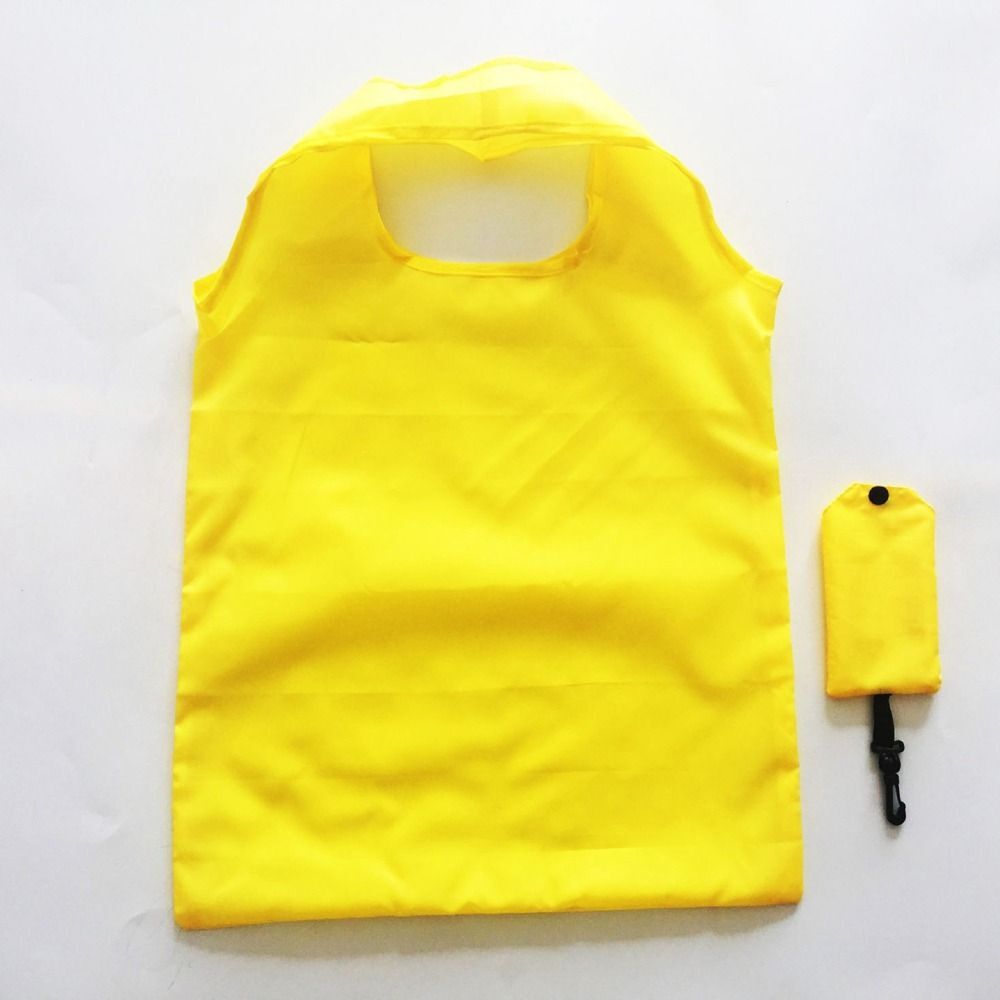 Portable Solid Color Bag Reusable Foldable Bag Outdoor Storage Bag ...