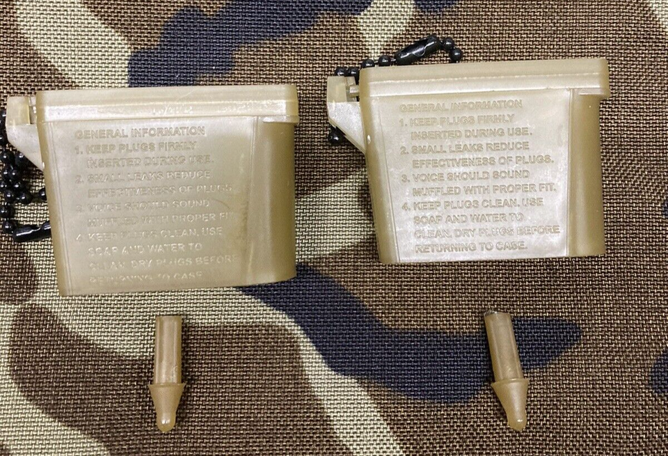 USGI Ear Plug Case Military Surplus 2 Each | eBay