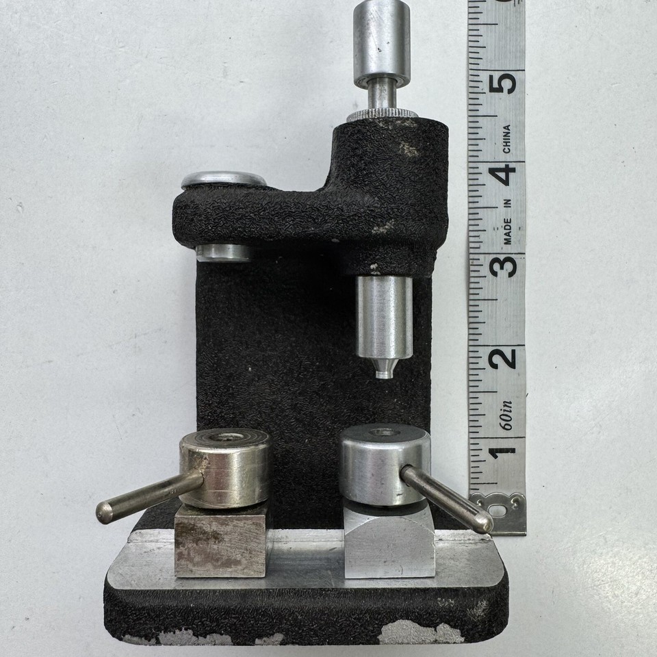 Watchmaker Dual Staking Anvil Tool Vtg | eBay
