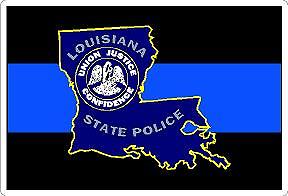 Thin Blue Line Louisiana State Police Reflective, or Matte Decal ...