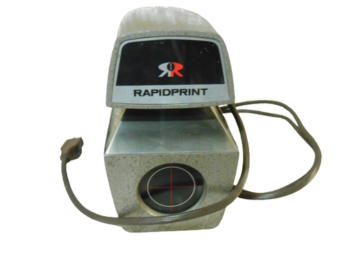 RAPIDPRINT AR-E ELECTRIC DATE TIME CLOCK STAMP MACHINE WITHOUT KEY. | eBay