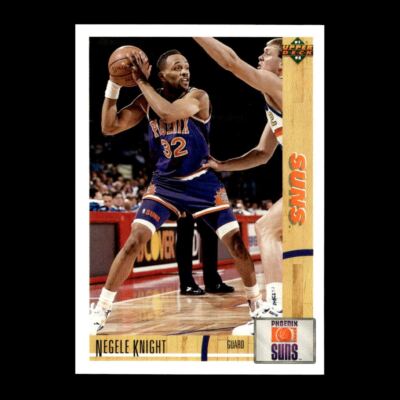 Negele Knight 1991-92 Upper Deck Phoenix Suns #193 R328U 20 | eBay