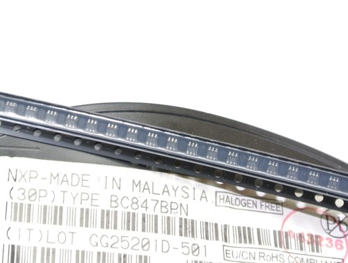 BC847BPN Transistors GP BJT NPN/PNP 45V 0.1A 6-Pin TSOP NXP ROHS [QTY ...