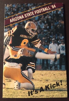 Arizona State Sun Devils 1984 NCAA football pocket schedule | eBay