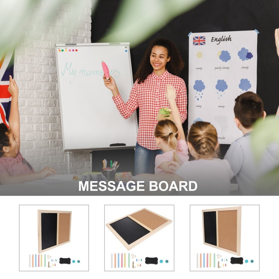 1 Set Hanging Bulletin Board Home School Message Board Board | eBay ...