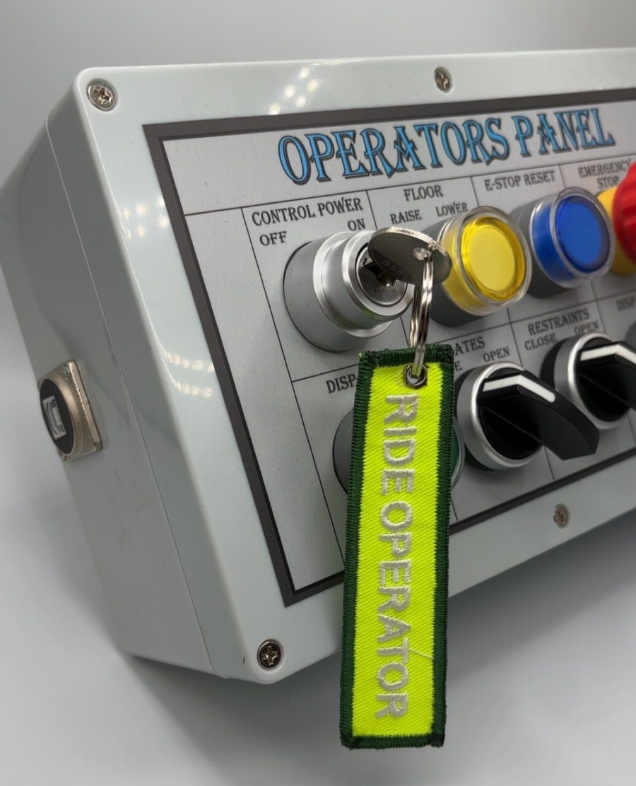 RideSims Roller Coaster Control Panel, USB KEYBOARD, Custom Build, Key ...