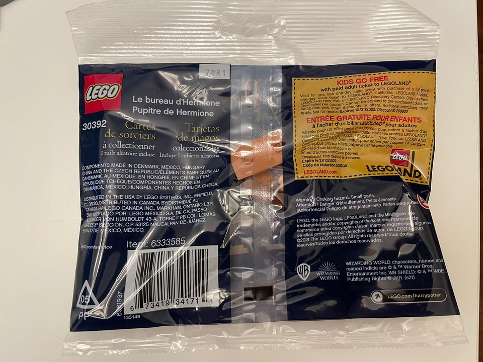 LEGO Harry Potter HERMIONE'S STUDY DESK polybag #30392 | eBay