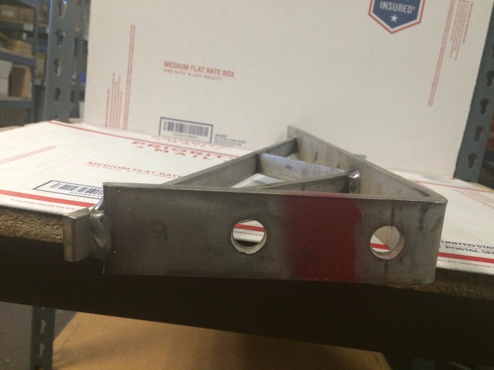 #478416S1 P1777 Stainless Steel Unistrut Shelf Bracket / Brace 16-1/2 ...