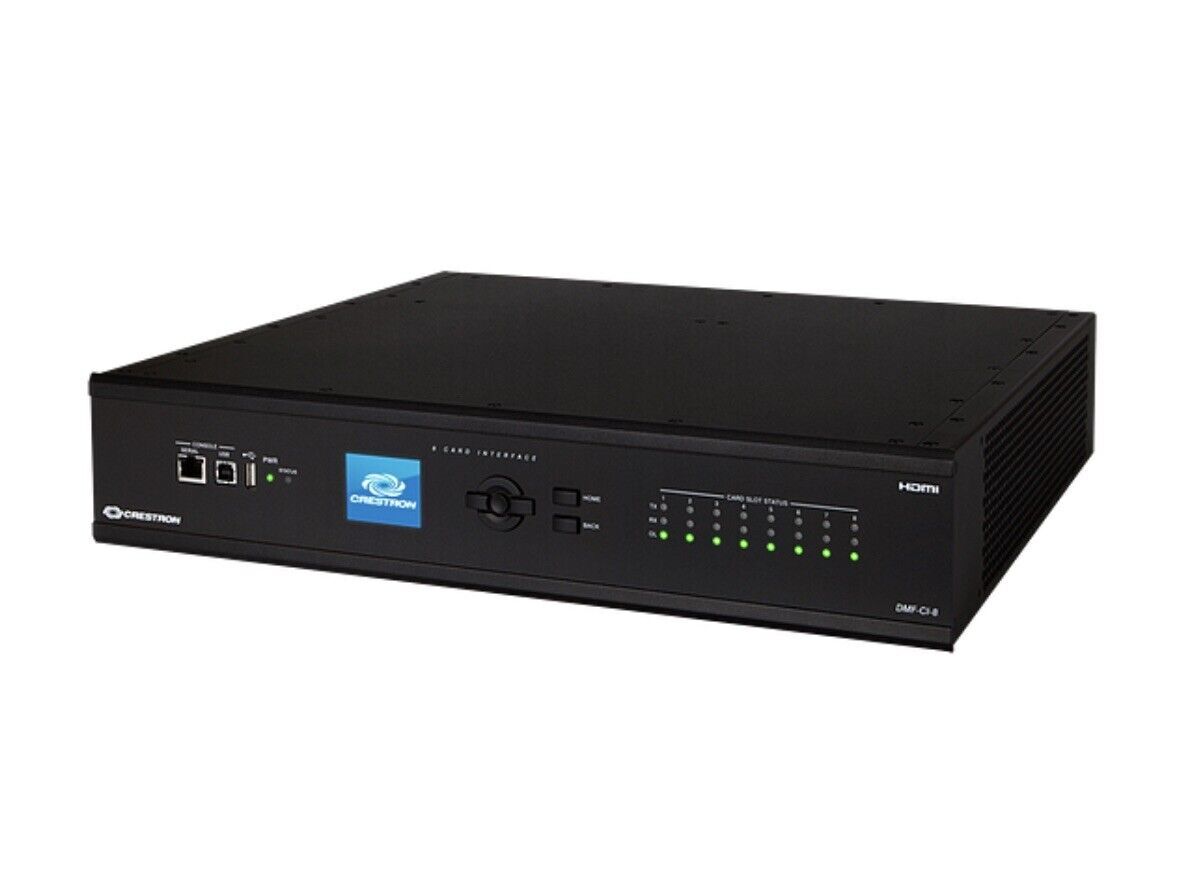 Crestron DMF-CI-8 DigitalMedia Card Chassis for sale online | eBay