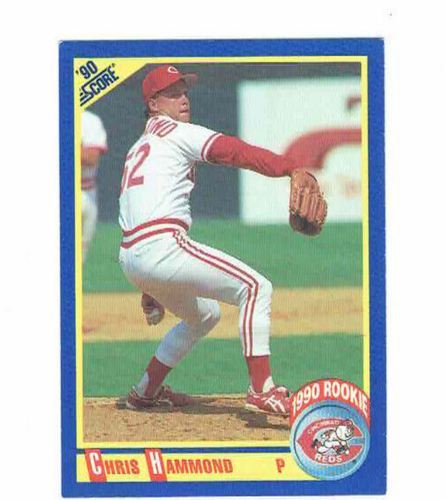 Chris Hammond Cincinnati Reds #52 Pitcher #629 Score 1990 Rookie ...