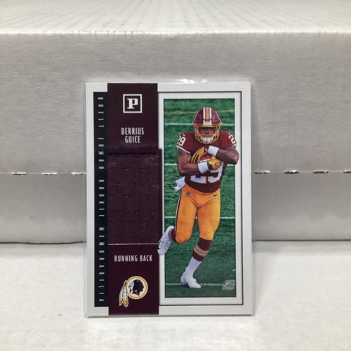 2018 Panini Quest Rookie Memorabilia Derrius Guice #QJ-DG rc | eBay
