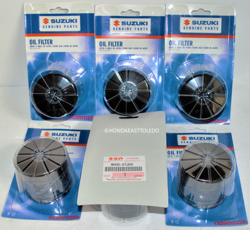 SUZUKI 6 PACK OF OIL FILTERS GSX1300R 600F 750F GSXR600 750 1000 16510 ...