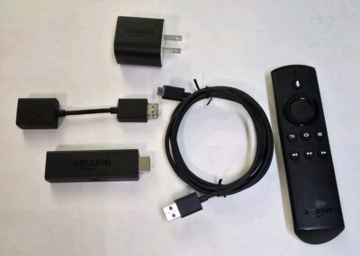Amazon Fire TV Stick W87CUN Black 1st Generation Media Streaming Device ...