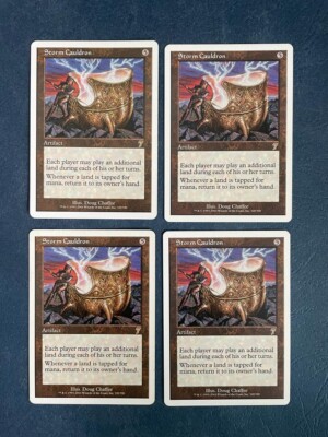 MTG 4X 7TH EDITION STORM CAULDRON MAGIC THE GATHERING ENGLISH ARTIFACT ...