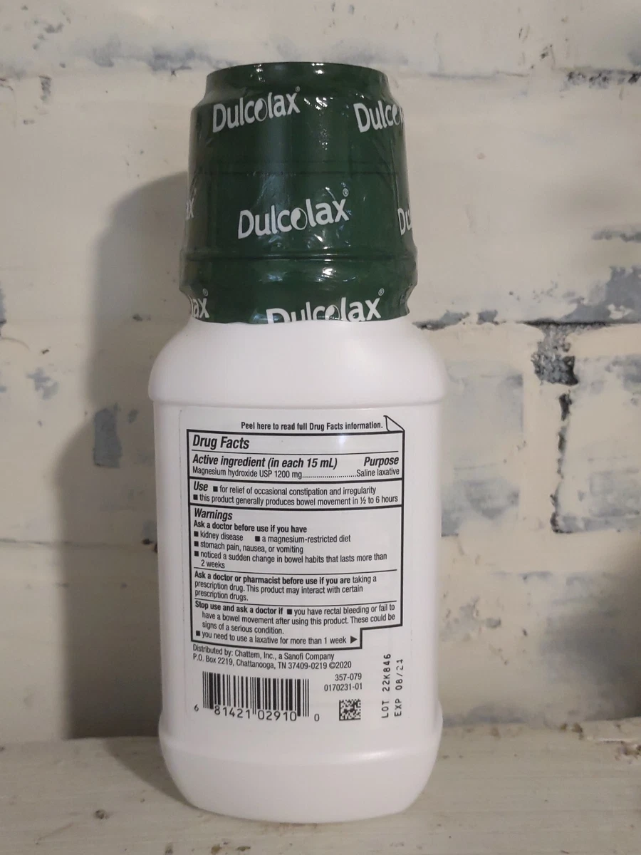 Dulcolax Liquid Laxative, Stimulant Free Laxative For, 56% OFF