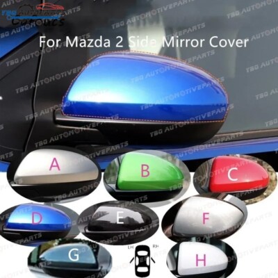 Side Mirror Cover View Shell Cap for Mazda 2 Demio 2008 2009 2010 2011 ...