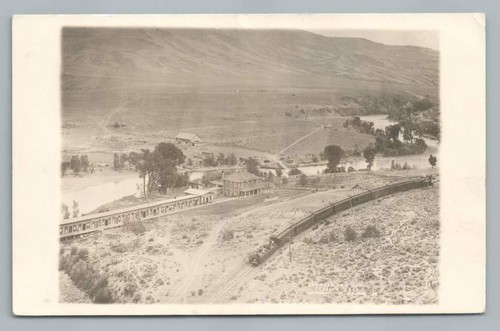 Sportsmans Home Train CEBOLLA Colorado RPPC Blue Mesa Reservoir GHOST ...