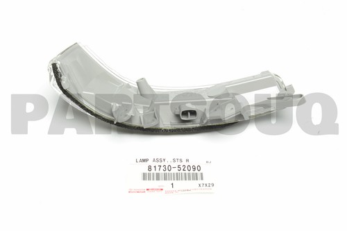 8173052090 Genuine Toyota LAMP ASSY, SIDE TURN SIGNAL, RH 81730-52090 ...