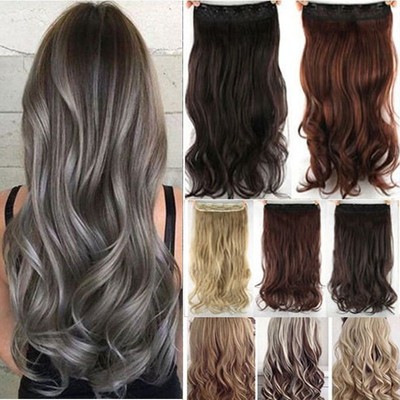 Real Thick One Piece Clip in Full Head Hair Extensions Extension As ...