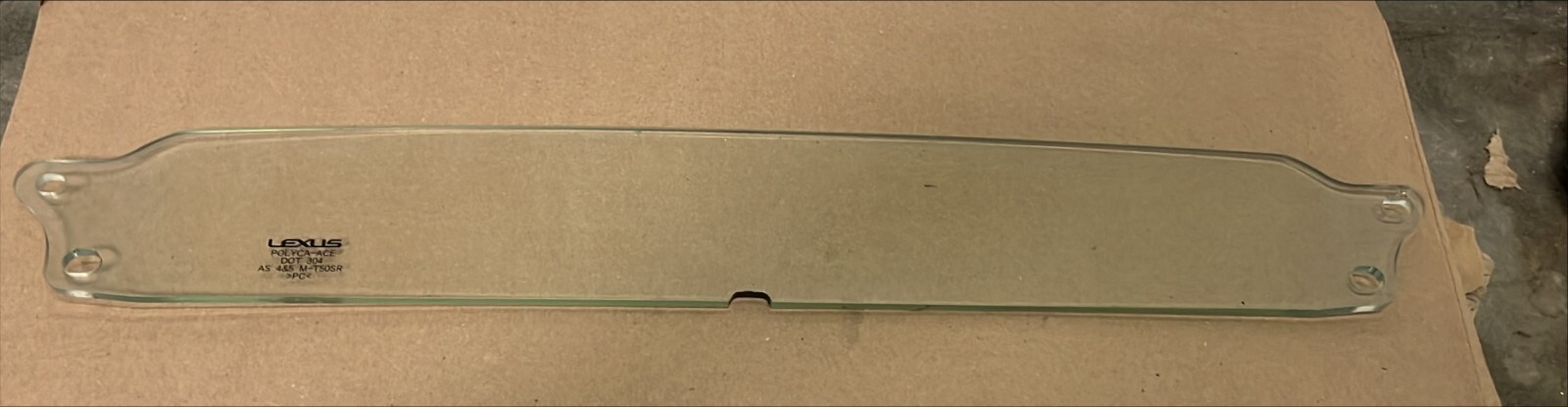 02-10 LEXUS SC430 CONVERTIBLE REAR WIND SCREEN DEFLECTOR WINDOW ...