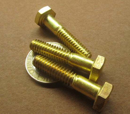 Cap Screw Bolt, Partial Thread, Brass, 1/4"-20 x 1.25" Length, 20 pc | eBay