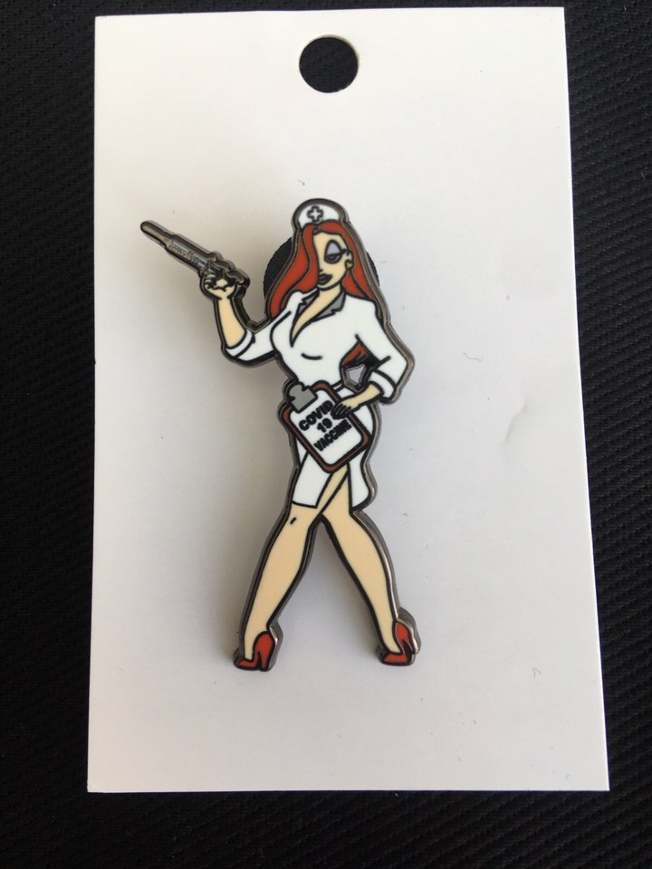 Disney Pandemic Jessica Rabbit Nurse Fantasy Enamel Pin Who Framed ...