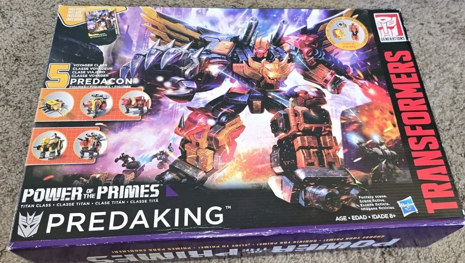 Transformers Hasbro 2017 Potp Power Of The Prime Predaking Combiner DNA ...