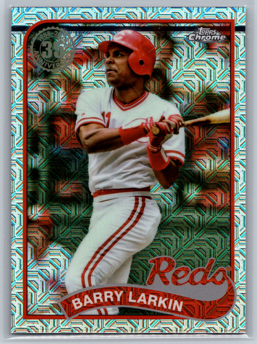 Barry Larkin 2024 Topps Series 1 1989 Silver Pack Chrome Mojo T89C-10 ...