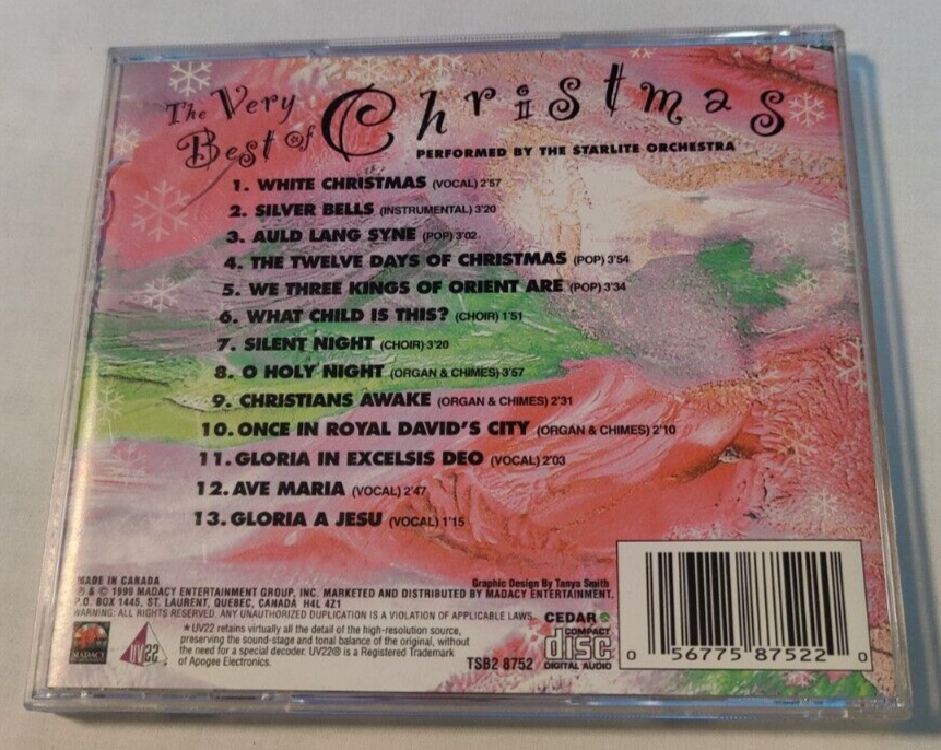 The Very Best of Christmas Performed by the Starlite Orchestra (CD ...