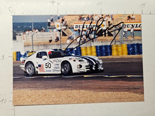 Eric Helary #50 Chrysler Viper GTS-R 24h Rennen Le Mans Autogrammkarte ...