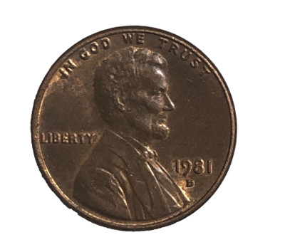 1981 D Lincoln Memorial Penny Error Coin DDO DDR Doubling Doubled Die ...