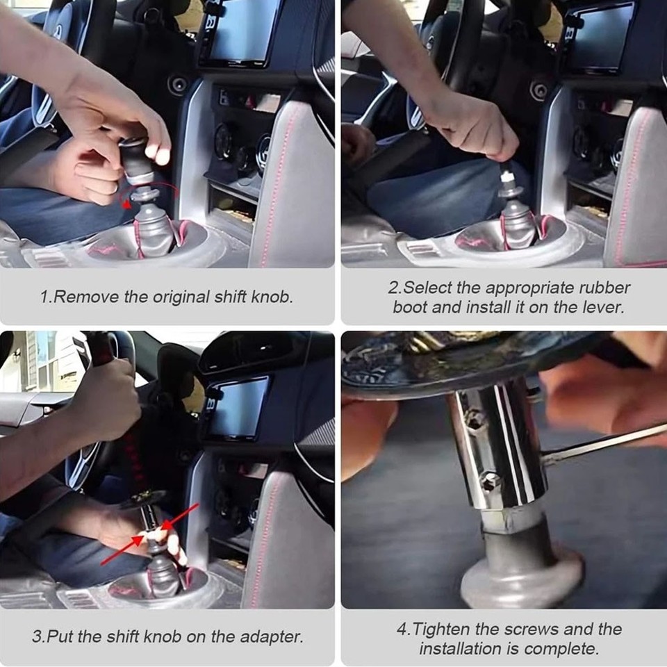15CM Katana Shift Knob Samurai Sword Gear Shifter with 4 Adapters for ...