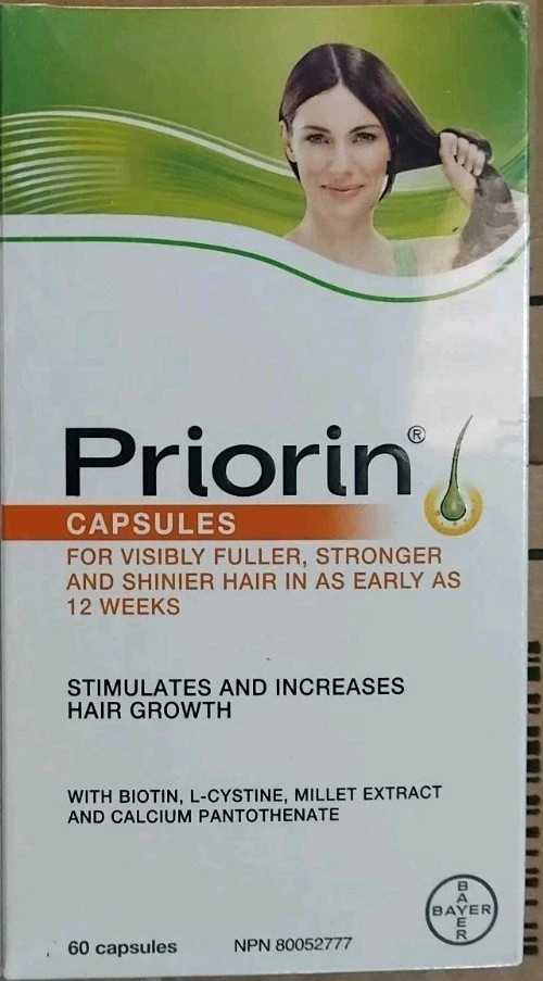 Brand New Priorin with Biotin by Bayer, 60 Capsules, Supports Healthy ...