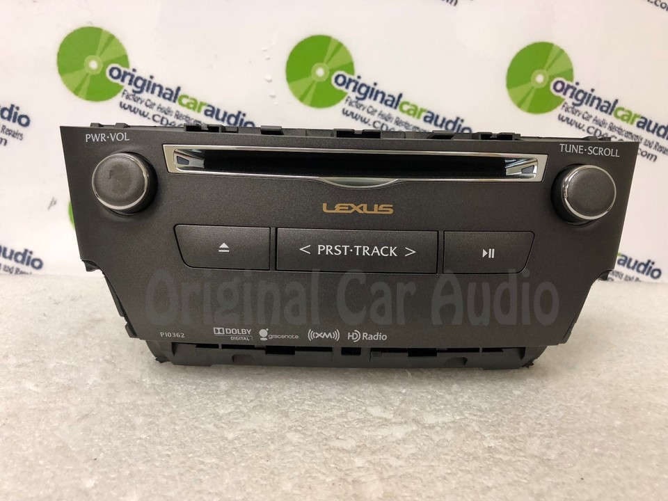 2012 - 2015 Lexus IS250 IS350 OEM Gracenote Single CD AM FM XM HD Radio ...