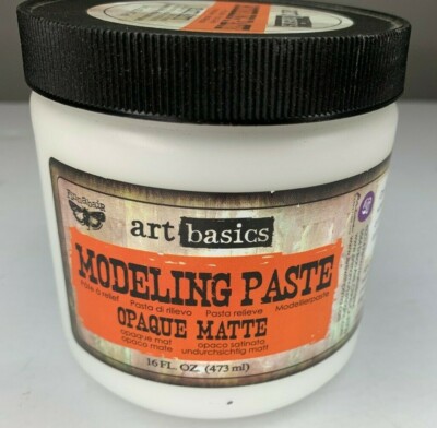Finnabair Art Basics Modeling Paste -16oz - Opaque Matte | eBay