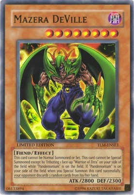 Mazera DeVille - TLM-ENSE3 - Limited Ed Ultra Rare NM - Yugioh | eBay