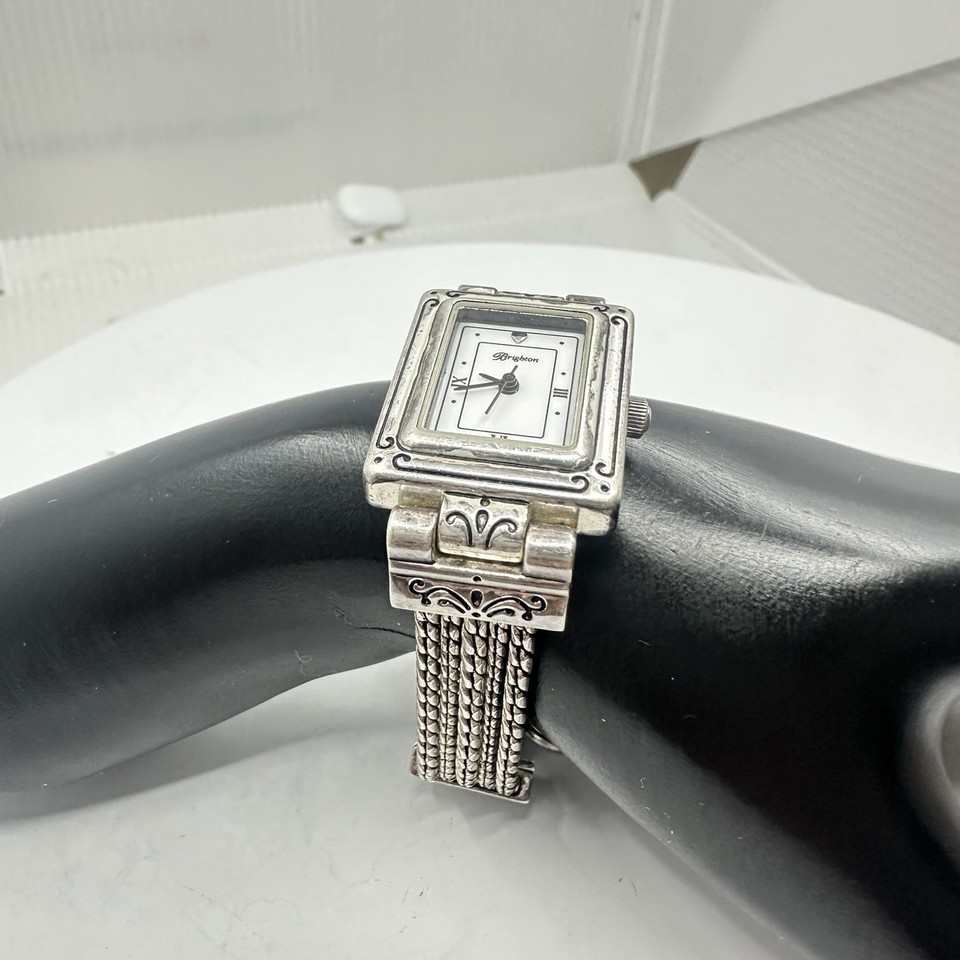BRIGHTON Tivoli Watch Silver Tone Bracelet Style Quartz Japan Movement ...