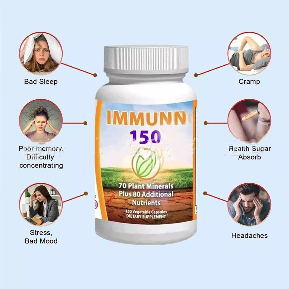 IMMUNO 150 THE ULTIMATE MULTI VITAMIN, IMMUNE BOOSTER. 150 CAPS - FREE ...
