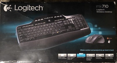 Logitech MK710 Wireless Desktop Keyboard and Mouse w/Unifying Recever ...