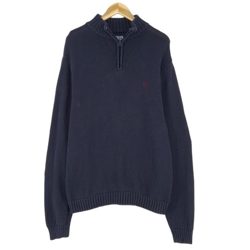 Pull Vintage Chaps Pour Hommes Bleu Ki0 Taille XL | eBay