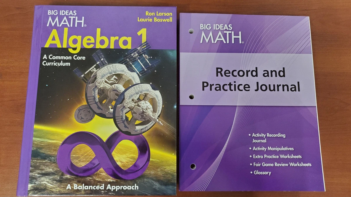 Algebra 1 Textbook Purple