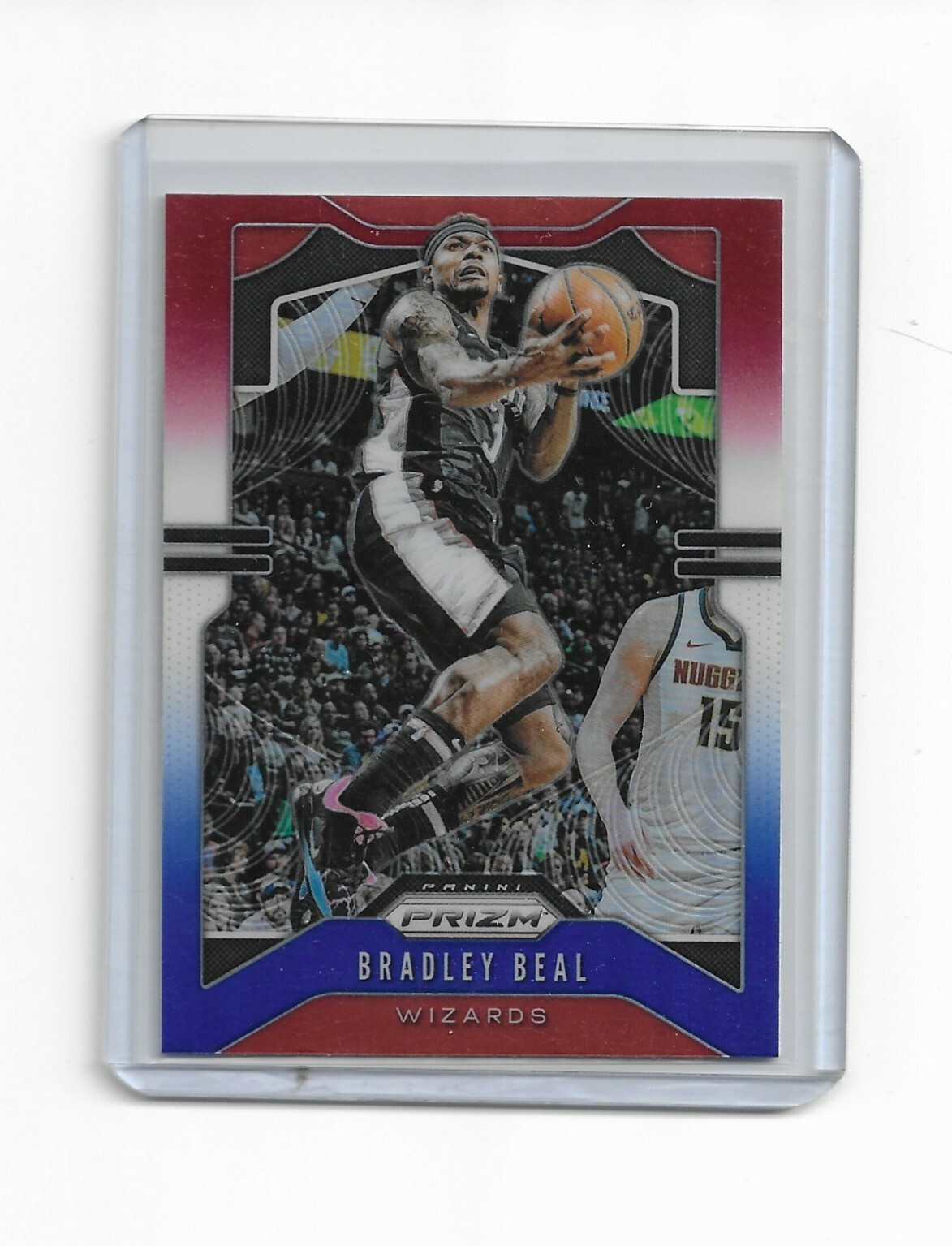 Bradley Beal 2019-20 Prizm NBA Red White Blue RWB Card #189 Washington ...