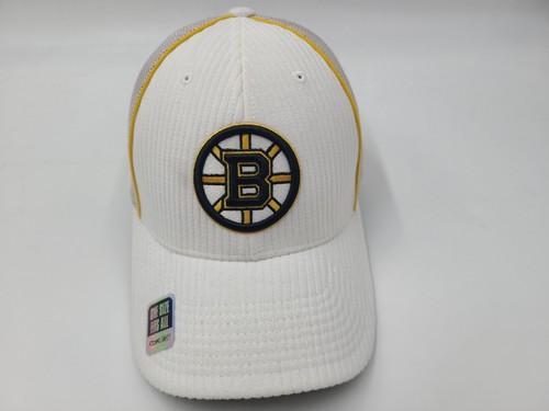 Boston Bruins Reebok Face Off Mesh Flex Fitted OSFA Hat Cap Men NHL ...